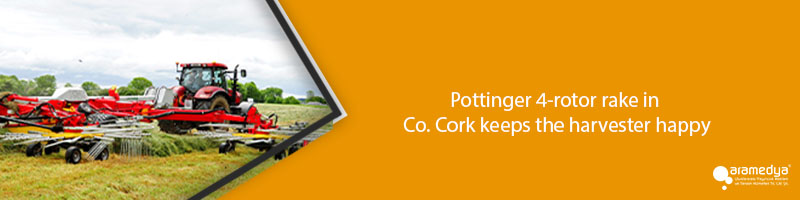 Pottinger 4-rotor rake in Co. Cork keeps the harvester happy - Agro ...