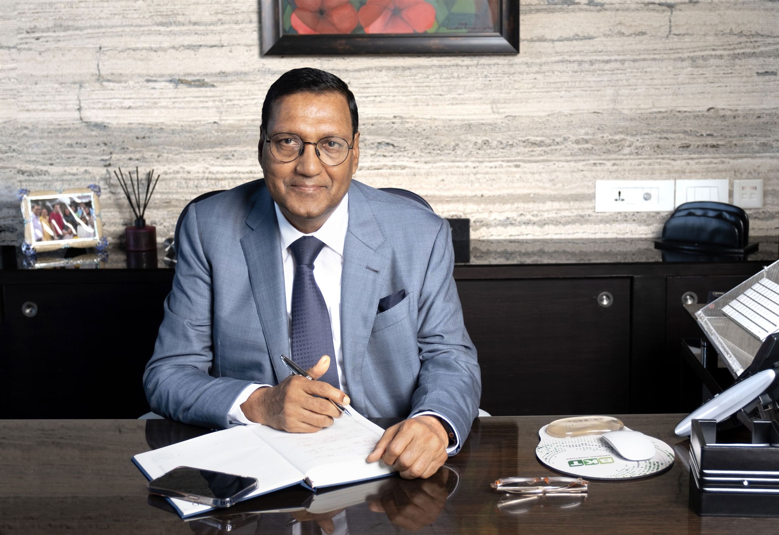 We had an interview with Mr. Poddar, Chairman of Balkrishna