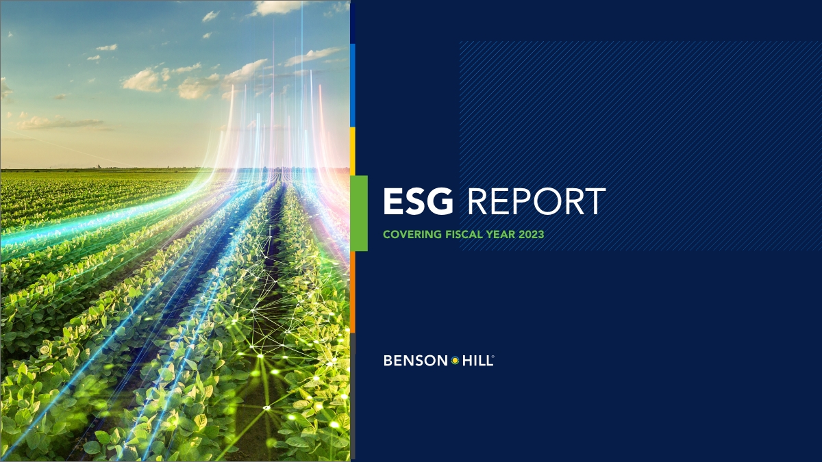 Benson Hill’s third annual ESG report spotlights transformation and innovation - Agro World ...